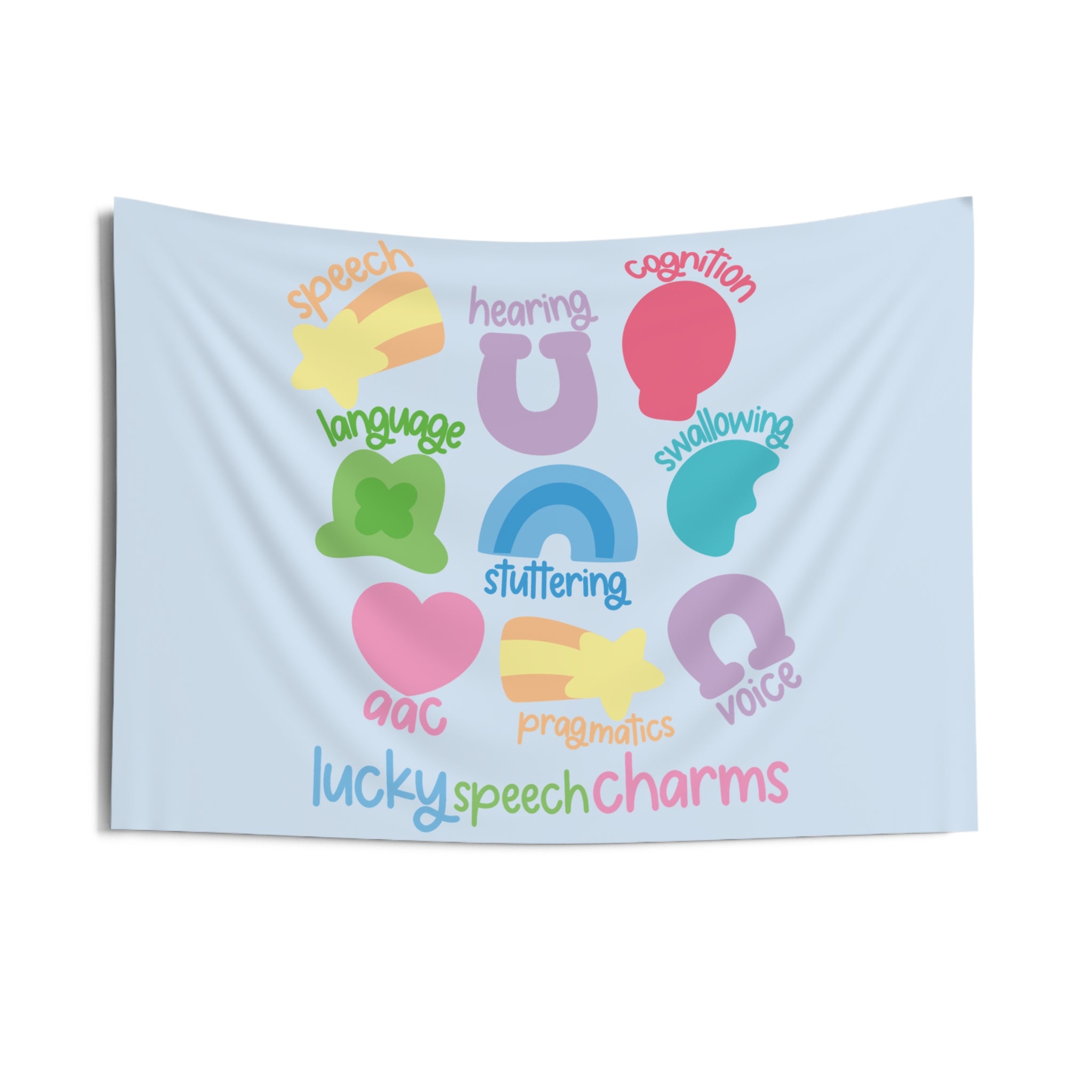 lucky speech charms wall tapestry – beetheslp