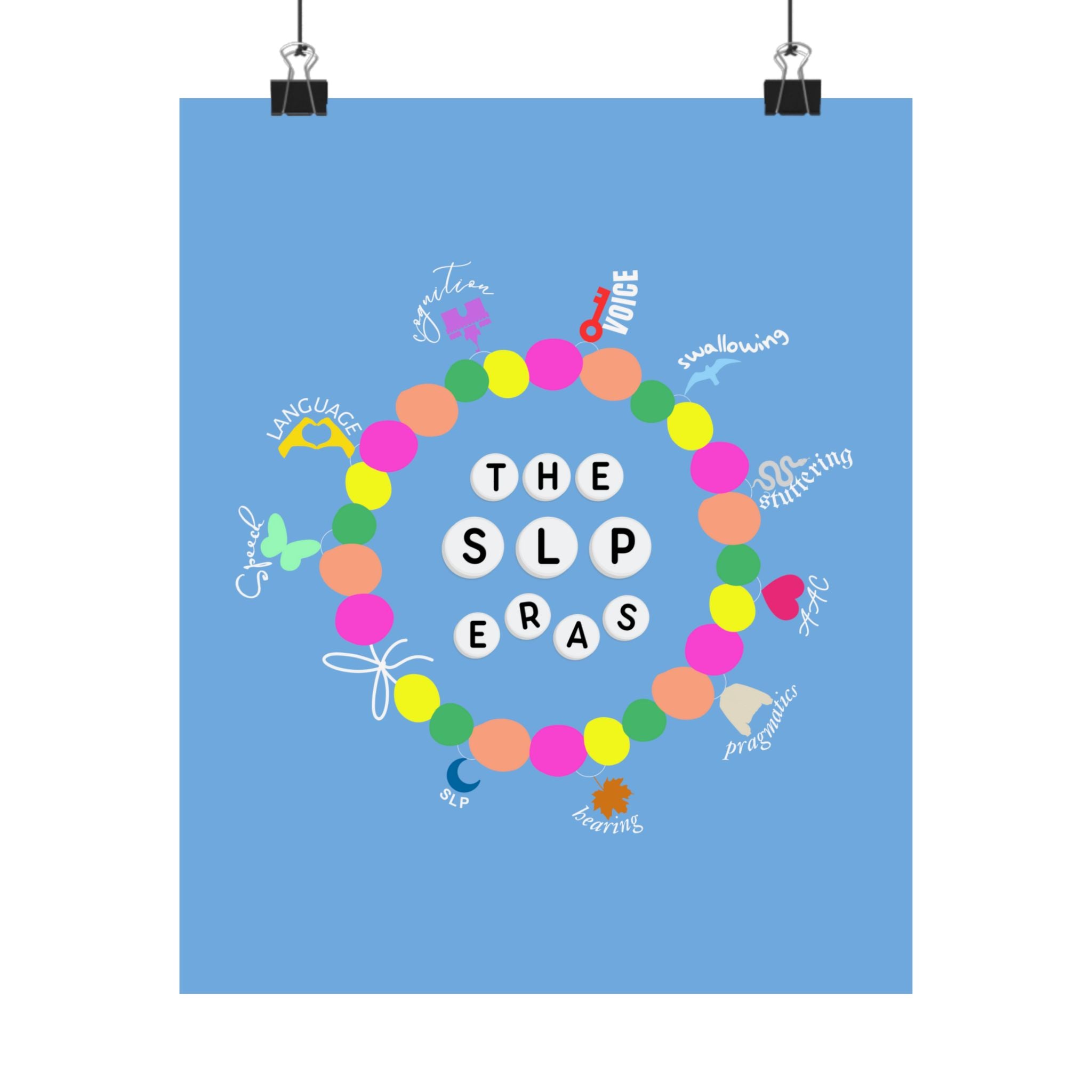 SLP scope friendship bracelet wall poster – beetheslp