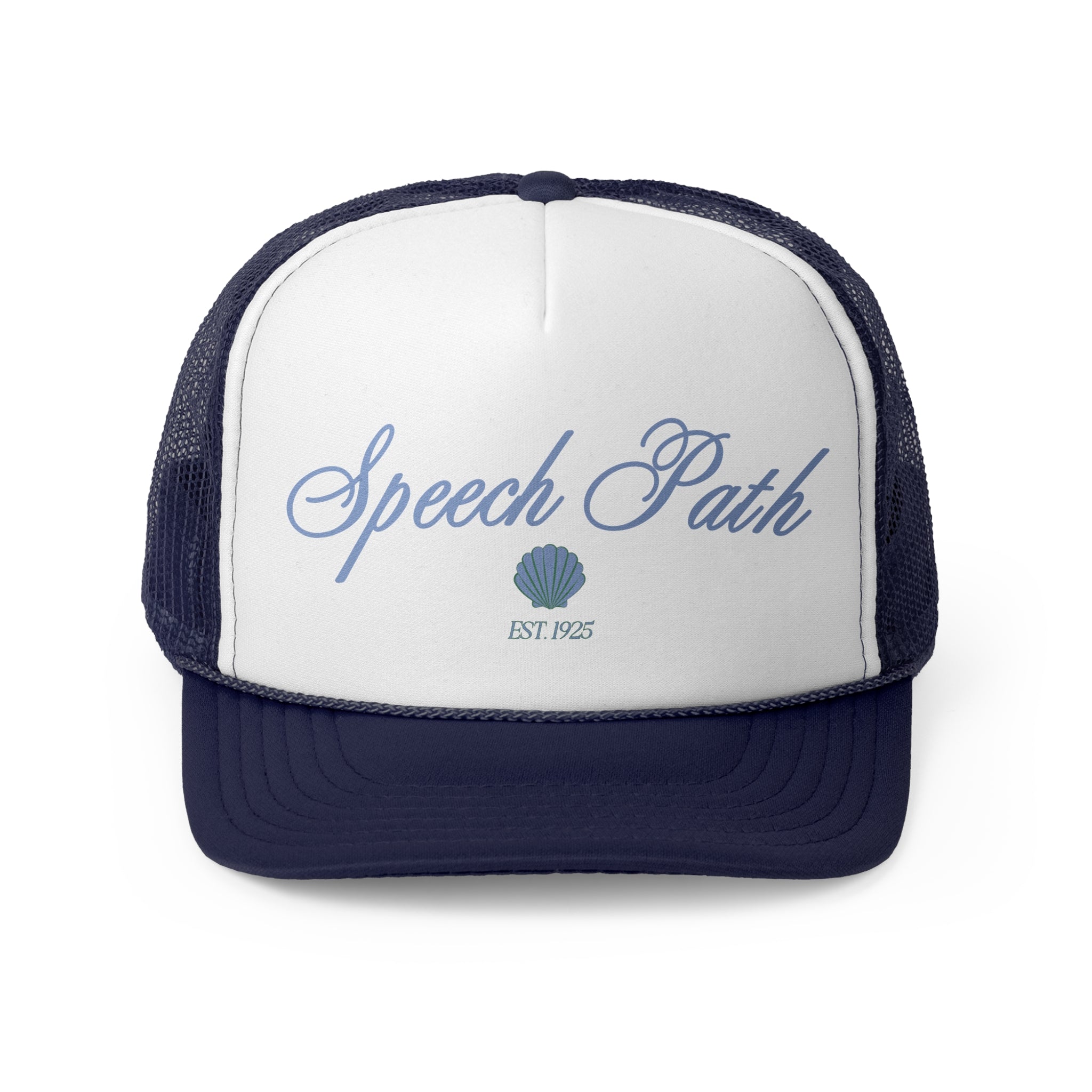 speech path clam trucker hat – beetheslp