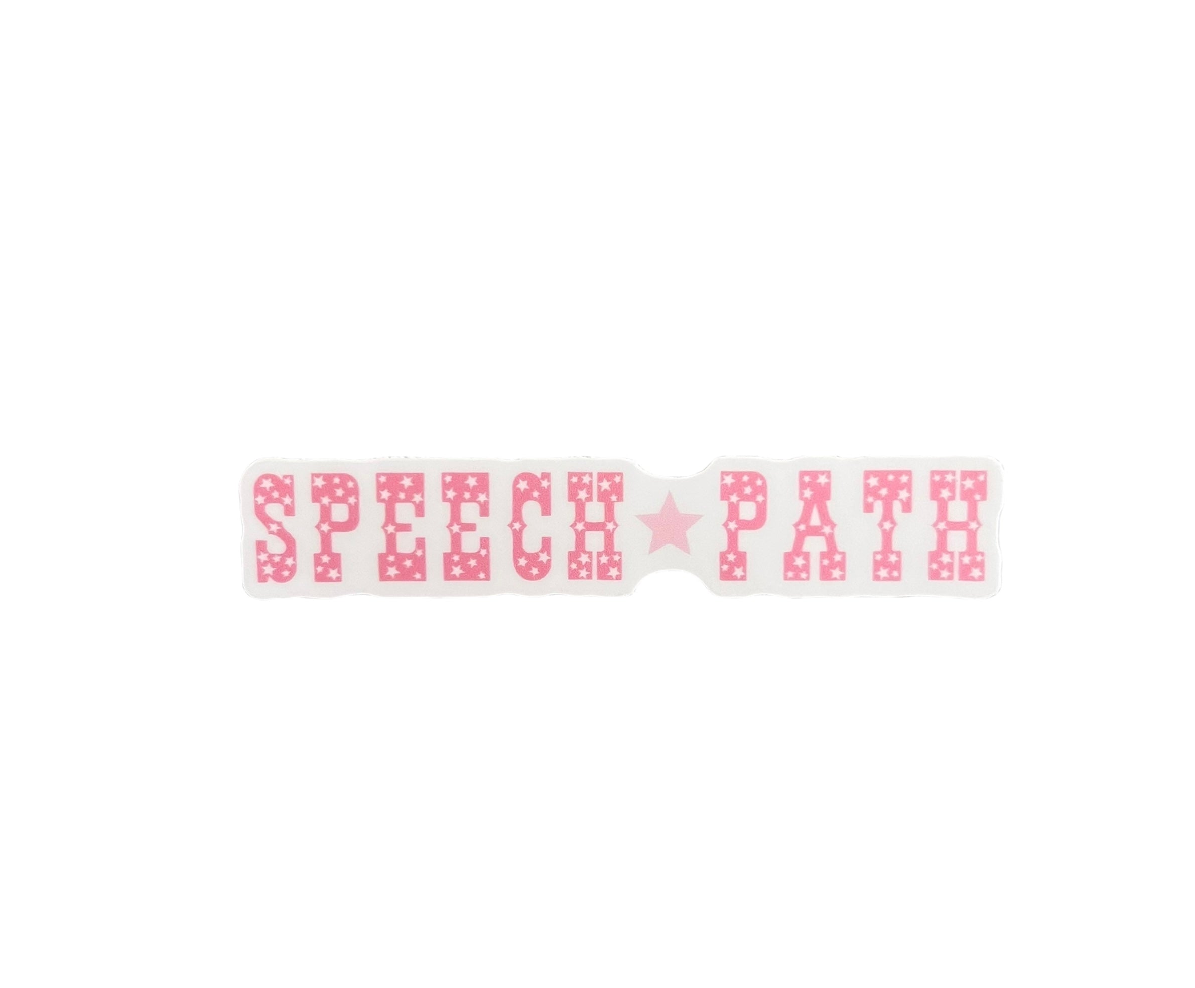 speech path western star SLP sticker – beetheslp