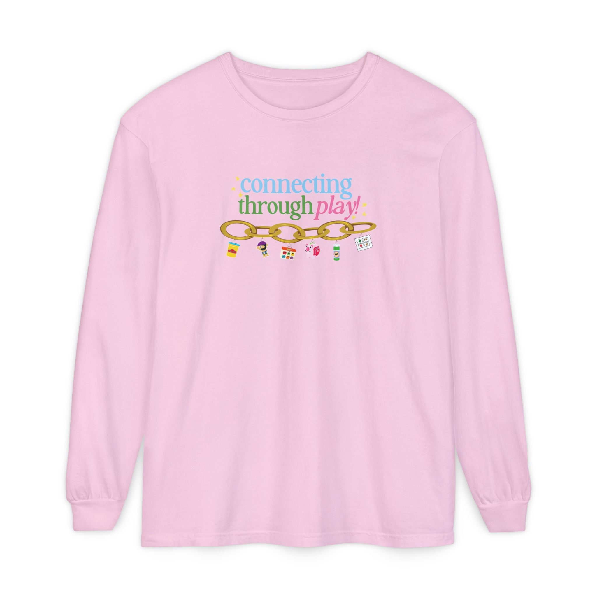 connecting through play chain long sleeve tee – beetheslp