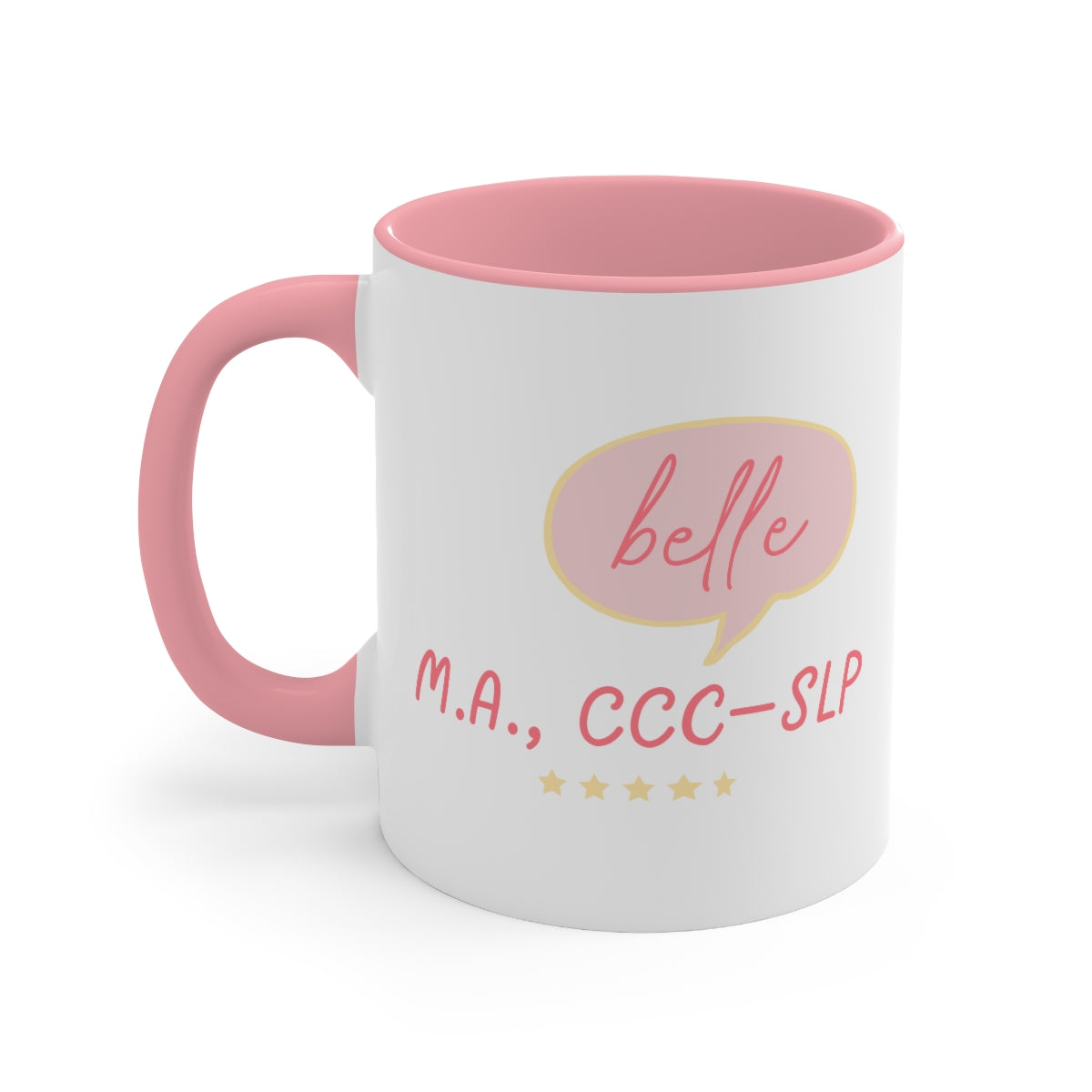 custom SLP credentials + name 11 oz mug – beetheslp